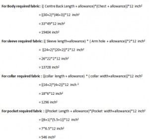 Fabric Consumption of a Basic Shirt - ORDNUR