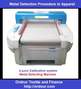 Metal Detection Procedure in Apparel - ORDNUR